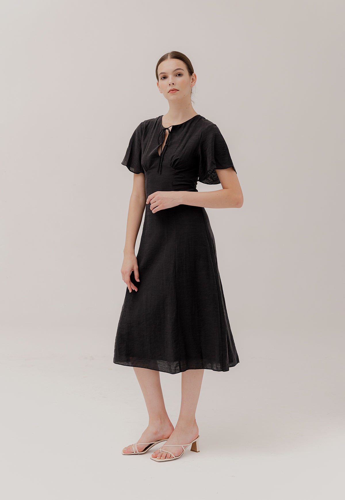 Jenny Long Dress in Black – Génue