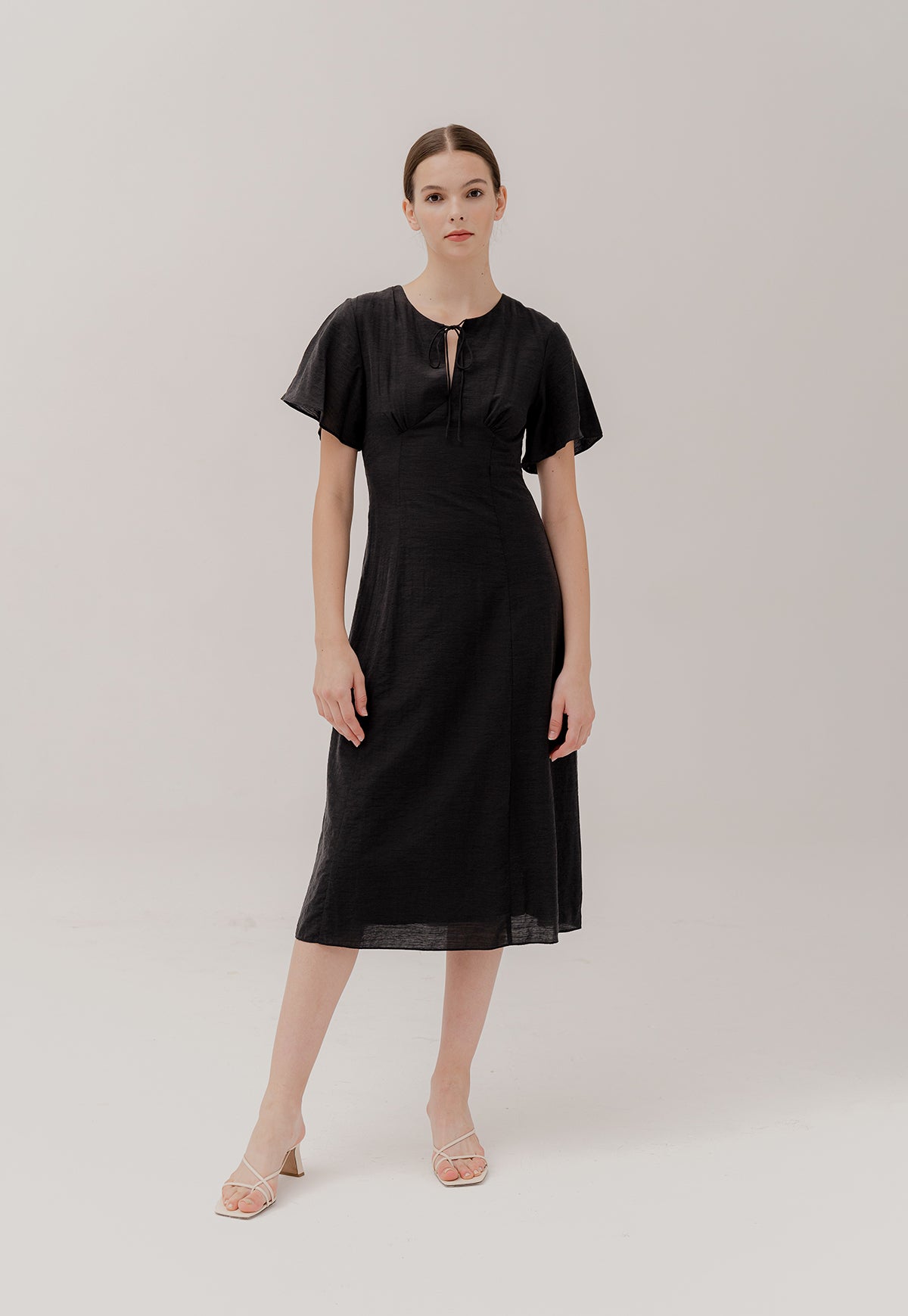 Jenny Long Dress in Black – Génue